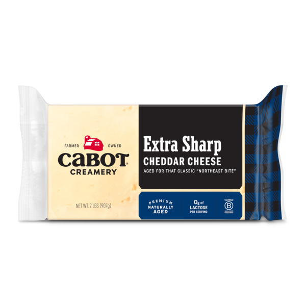 Cabot Extra Sharp Cheddar Cheese, 2lb – Agri-Mark, Inc. Corporate ...