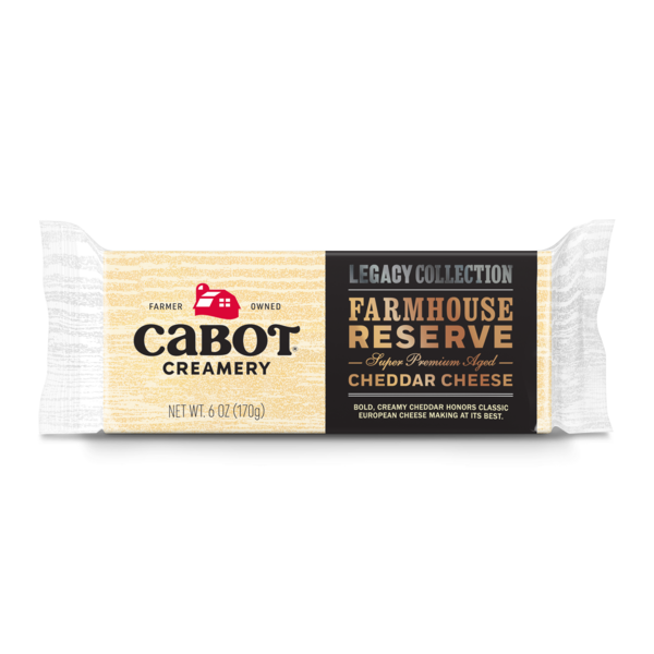 Cabot Farmhouse Reserve Cheddar Cheese, 6oz – Agri-Mark, Inc. Corporate ...