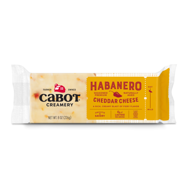 Cabot Habanero Cheddar Cheese, 8oz – Agri-Mark, Inc. Corporate Fulfillment