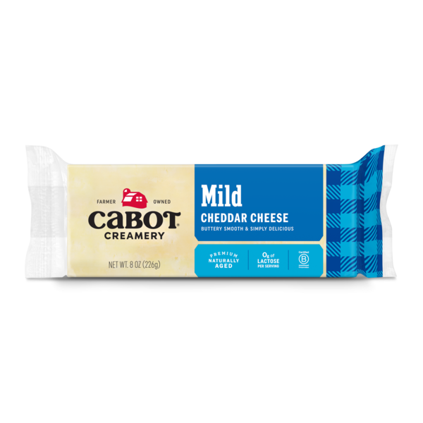 Cabot Mild Cheddar Cheese, 8oz – Agri-Mark, Inc. Corporate Fulfillment
