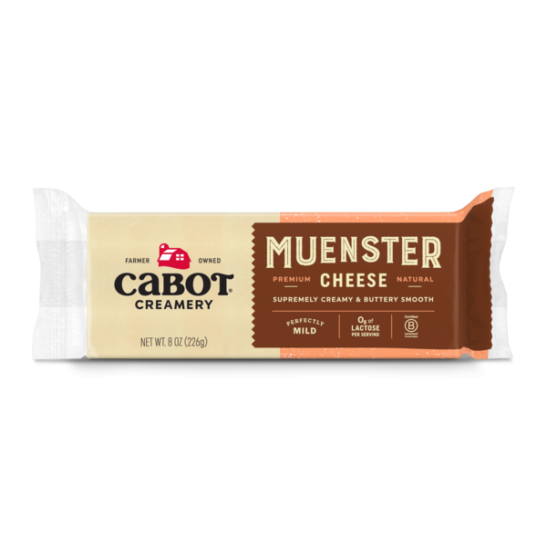 Cabot Muenster Cheese, 8oz – Agri-Mark, Inc. Corporate Fulfillment