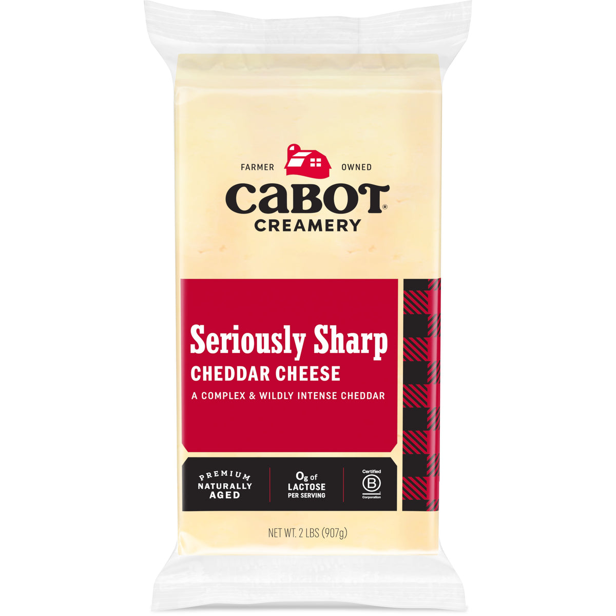 Cabot Seriously Sharp Cheddar Cheese, 2lb – Agri-Mark, Inc. Corporate ...