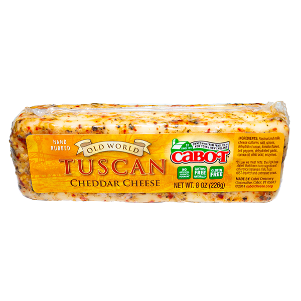 Cabot Tuscan Cheddar Cheese, 8oz – Agri-Mark, Inc. Corporate Fulfillment