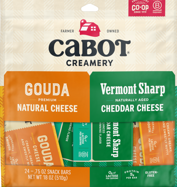 VT Sharp & Gouda Variety Snack Pack, 24ct – Agri-Mark, Inc. Corporate ...