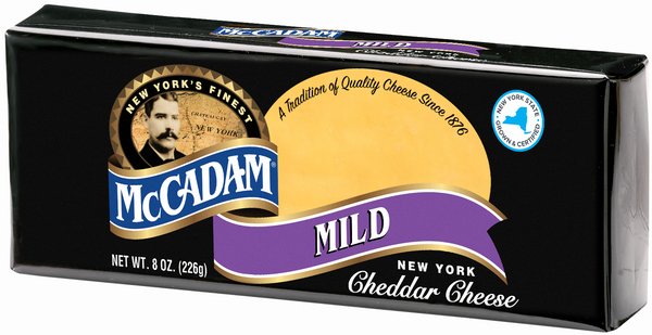 McCadam Mild Yellow Cheddar Bar, 8oz – Agri-Mark, Inc. Corporate ...